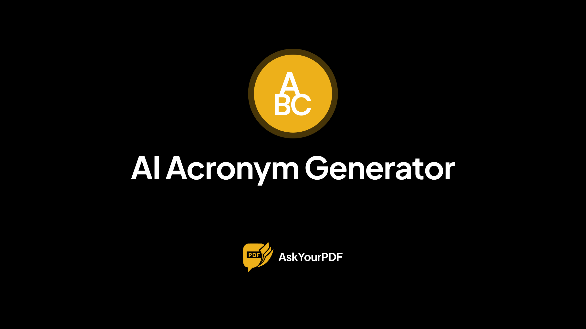 Best Free Online Acronym Generator